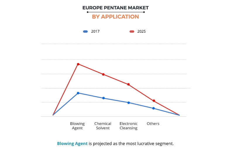 Europe Pentane Market Size and Share by Type and Application